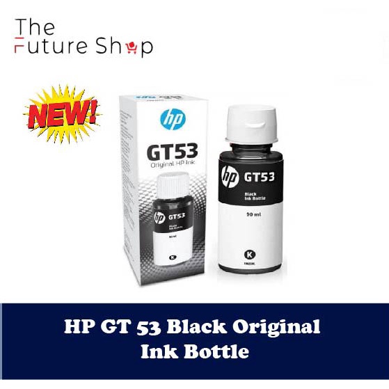 HP GT53/GT53XL(NEW) 90ml/135ml Black Original Ink Bottle | Shopee Malaysia