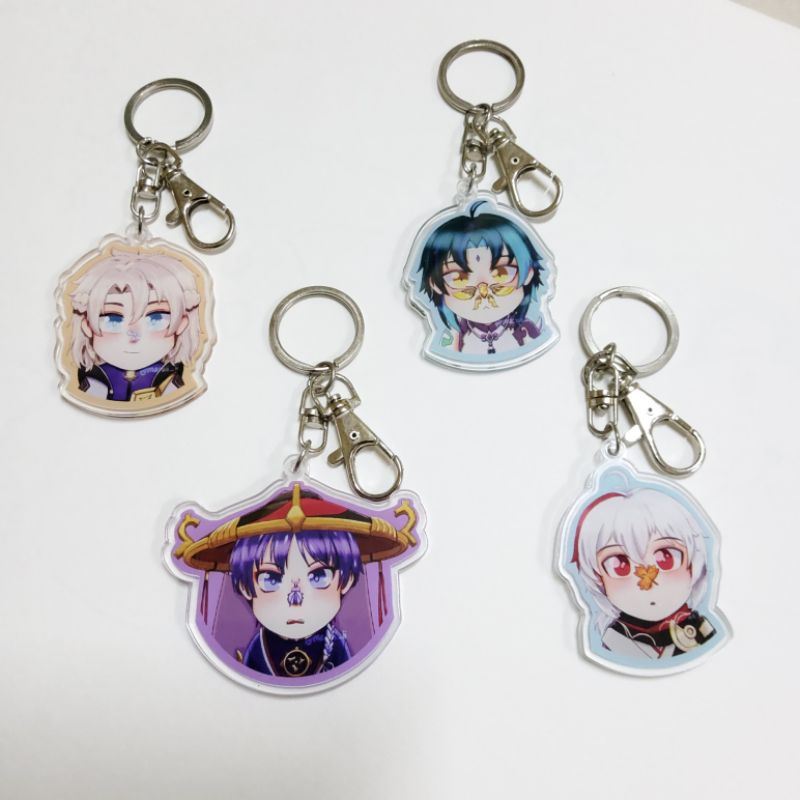 Genshin Impact Keychains (Kazuha/Albedo/Scaramouche/Xiao) | Shopee Malaysia
