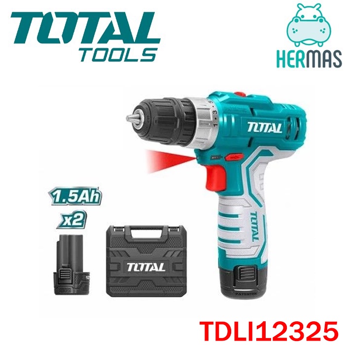 TOTAL TDLI12325 12V Li-ion Cordless Drill | Shopee Malaysia