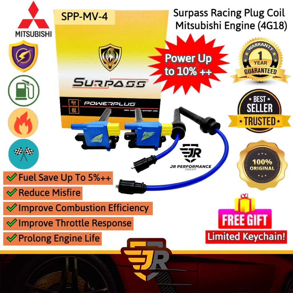 Surpass Power Plus Ignition Plug Coil Mitsubishi Engine 4G18 Car Engine ...