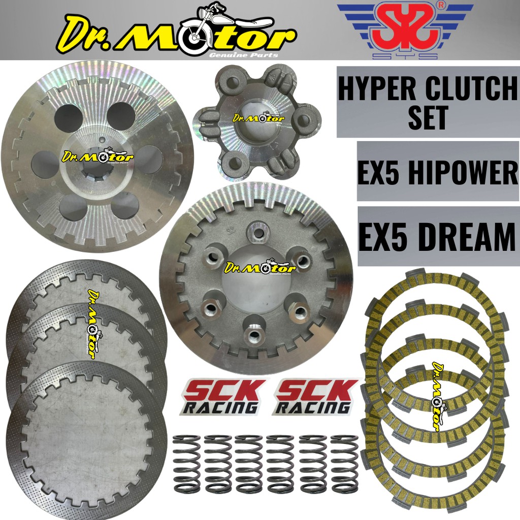 EX5 DREAM HIPOWER WAVE100 HyperClutch 6 Spring Hyper Clutch SYS Clutch ...