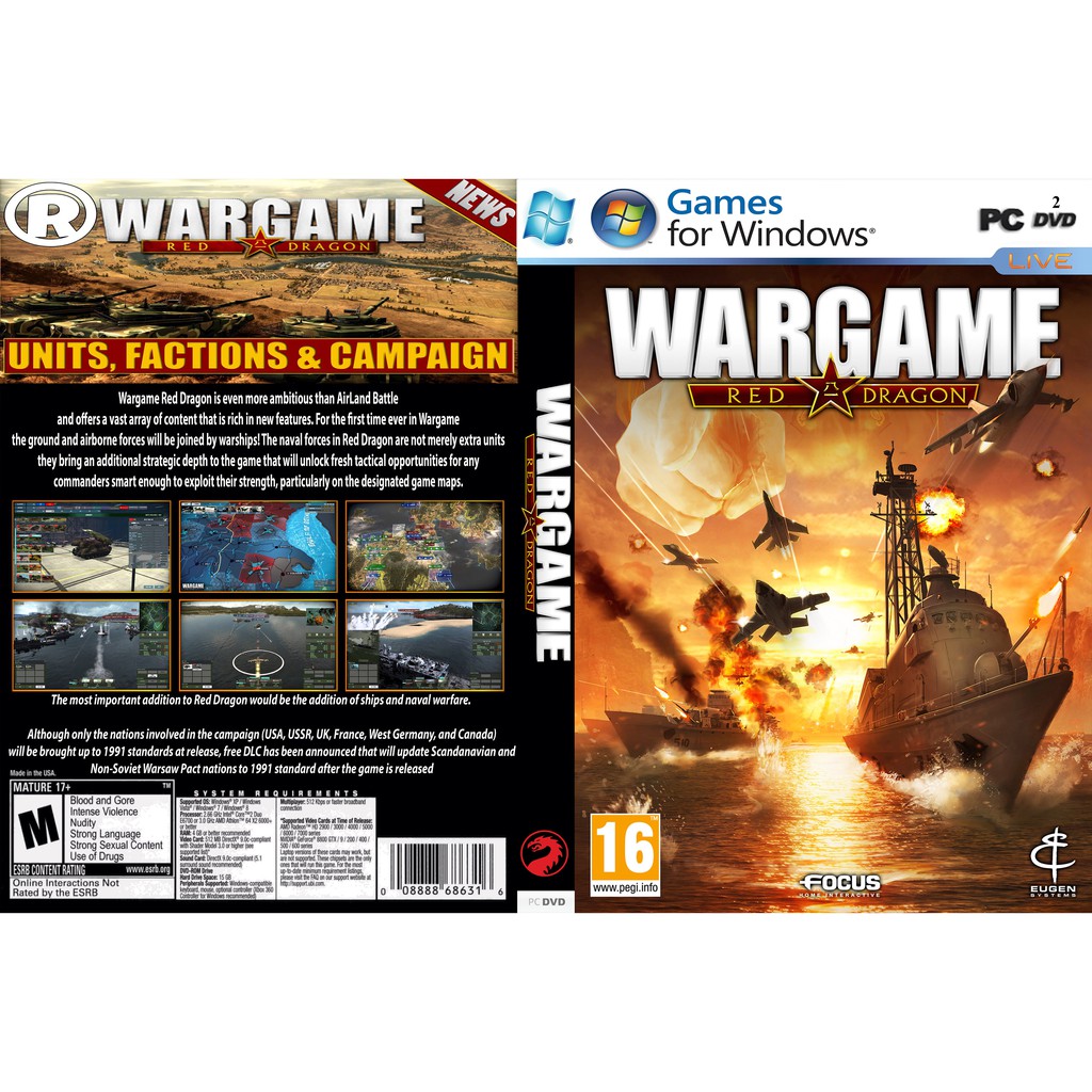 Wargame: Red Dragon PC GAME [Offline] | Shopee Malaysia