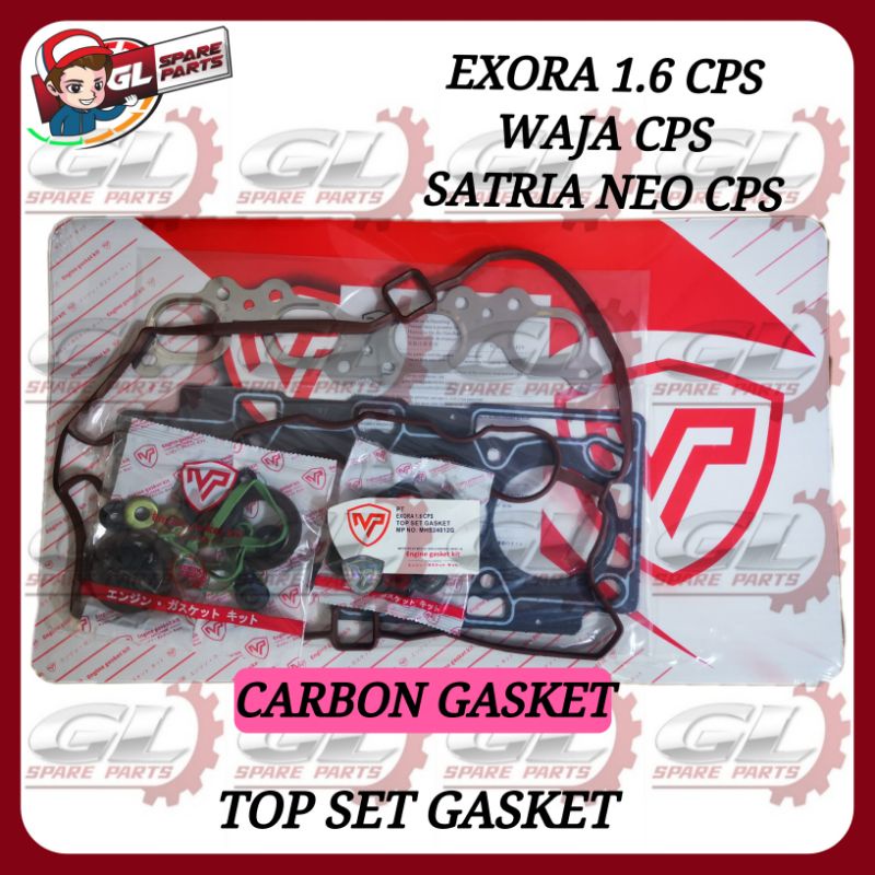 HEAD TOP SET GASKET (CARBON) PROTON EXORA CPS / WAJA CPS / SATRIA NEO ...
