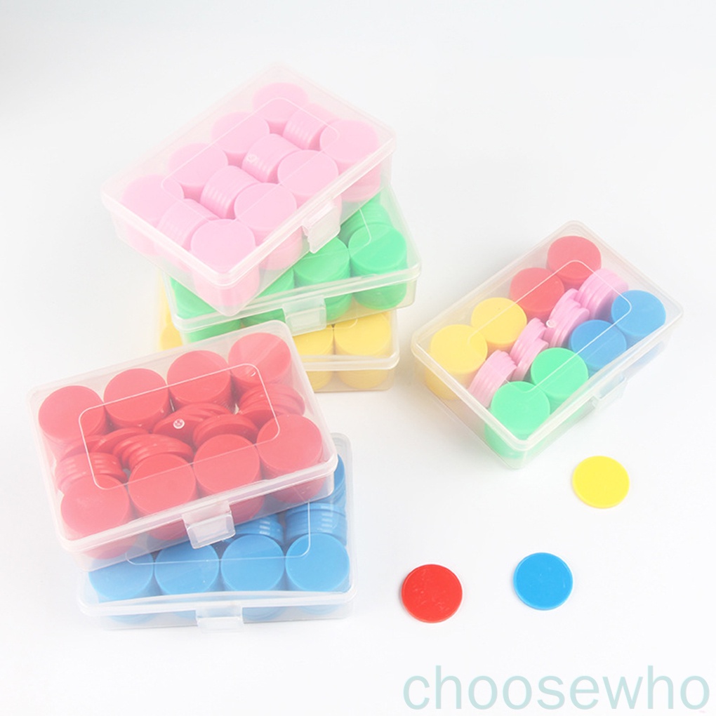 [CHOO] 100PCS/Set Plastic 25mm Math Toys Student Counter Early ...