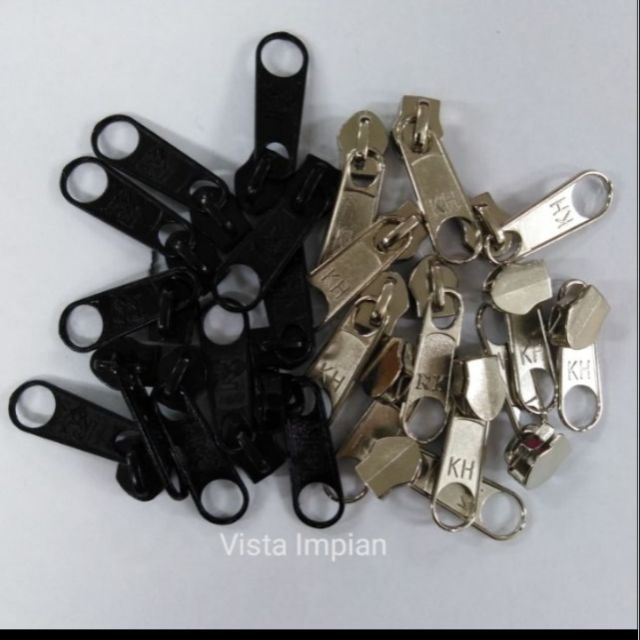 (pcs) kepala zip no.3, no.5 dan no 8 zipper head kepala zip | Shopee ...
