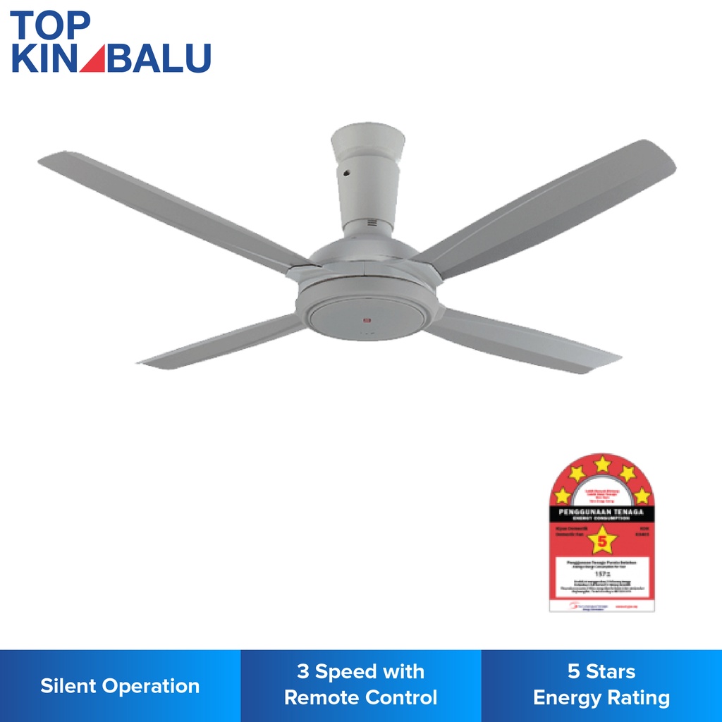 KDK 56" K14XZ-GY 4-BLADE CEILING FAN | Shopee Malaysia