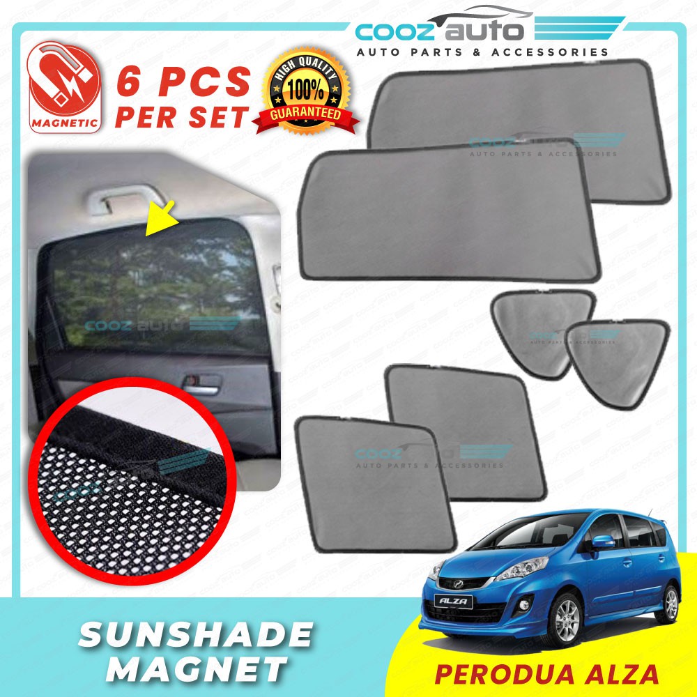 Perodua Alza Magnetic Sun Shade Magnet Sunshade | Shopee Malaysia