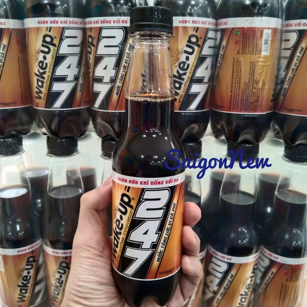 Nuoc Tang Luc Wake-Up Caphe 247 330ml Energy Drink 247 Wake-Up Coffee ...