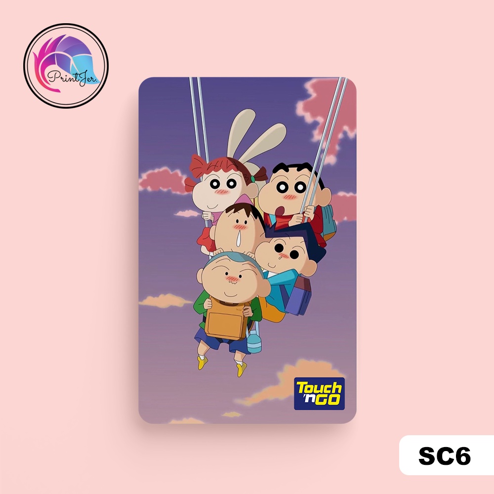 SHIN CHAN ( SERIES 1 ) - Touch n Go Card Sticker Cover (Waterproof, High Quality) ,TNG CARD ...