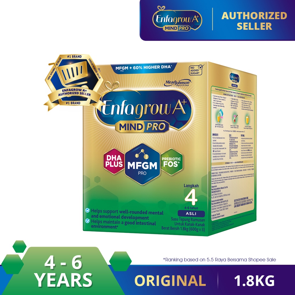 ENFAGROW A+ STEP 4 ASLI (1.74KG) | Shopee Malaysia