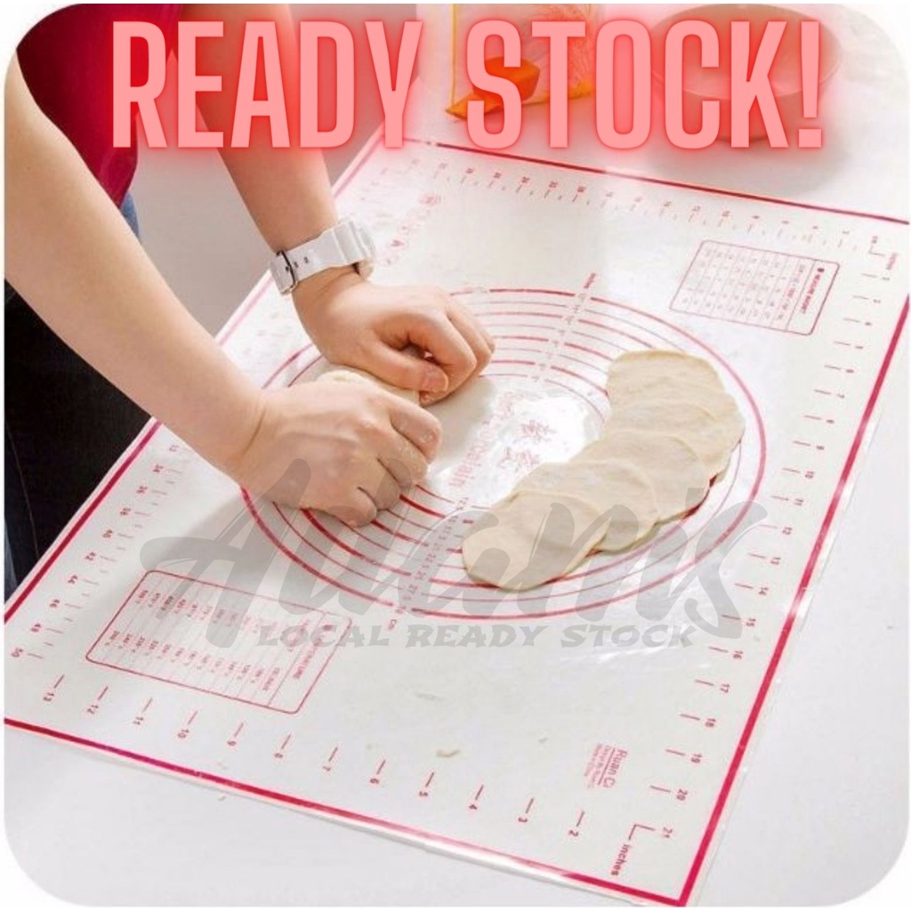 Premium Silicone Reusable Nonstick Dough Pizza Bread Kitchen Baking ...