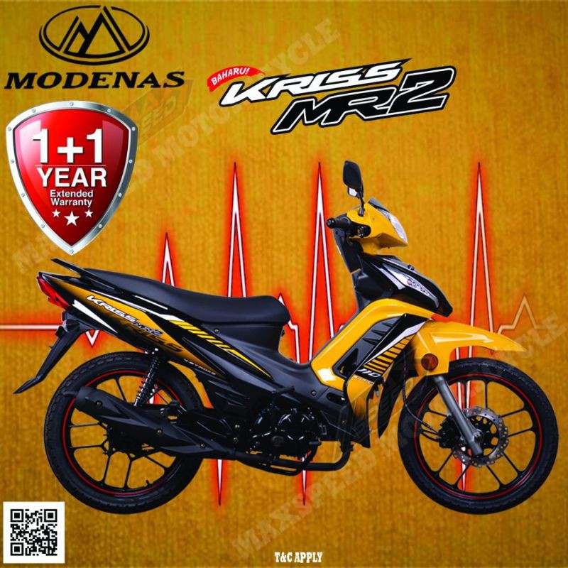 MODENAS KRISS MR2 110CC ORIGINAL PART SPAREPART SEAT FORK TAILLAMP ...