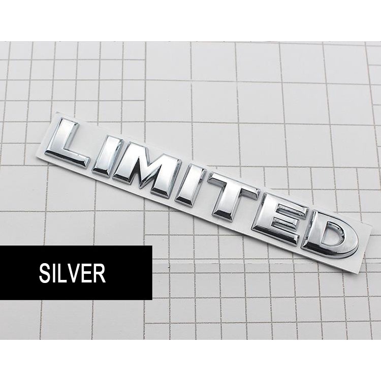 LIMITED 3D Car Metal Logo Modification Badge LIMITED Badge Emblem Decal ...