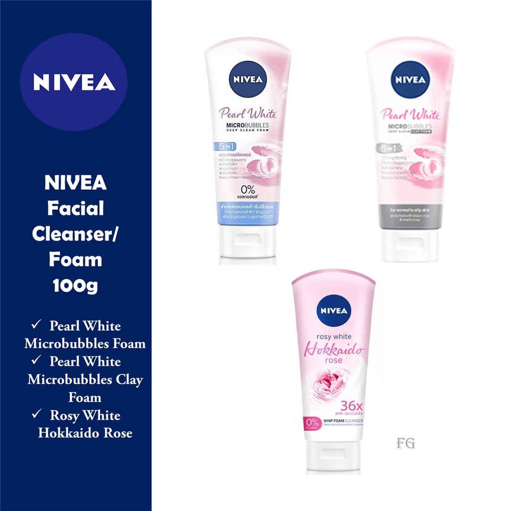 Nivea Women Facial Cleanser / Foam 100g | Shopee Malaysia