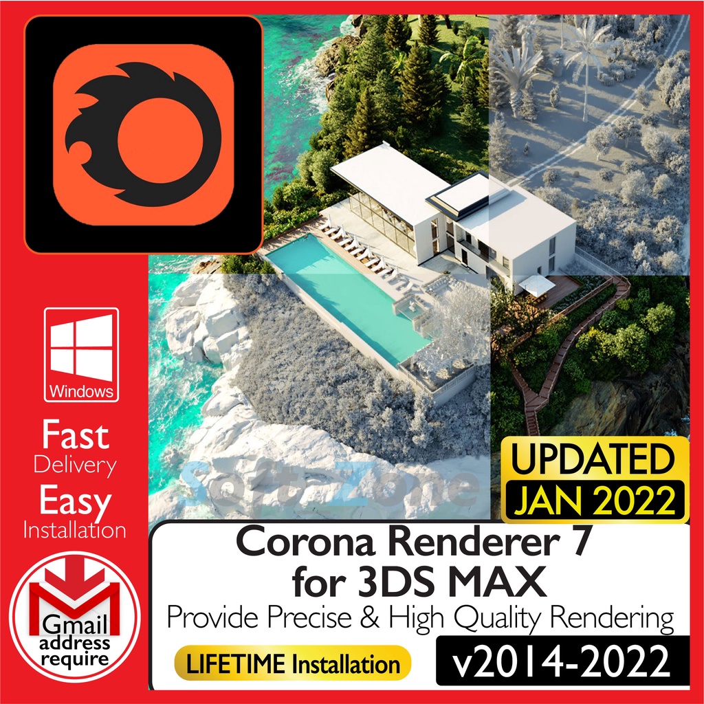 Corona Renderer 9.3 for 3DS MAX 2016-2024 - Precise & High Quality ...