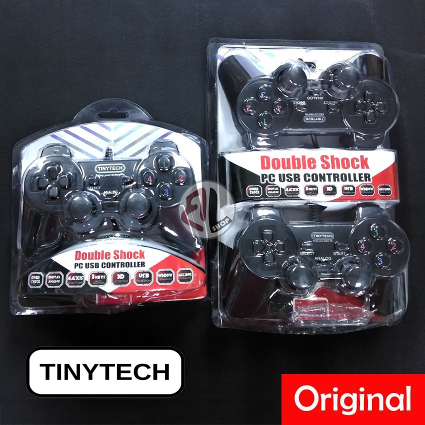TinyTech GP-TS706/VB Double Shock Sigle / Twin USB Controller For ...