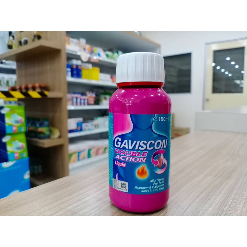 GAVISCON DOUBLE ACTION LIQUID & GAVISCON ADVANCE LIQUID 150ML | Shopee ...