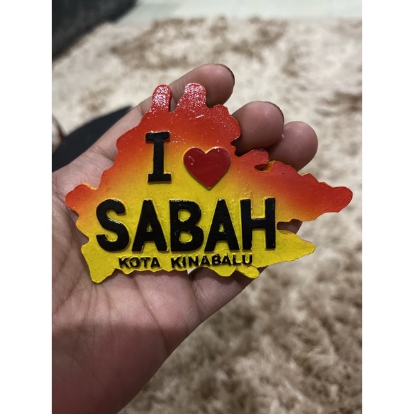 Map of Sabah Fridge Magnet | Shopee Malaysia