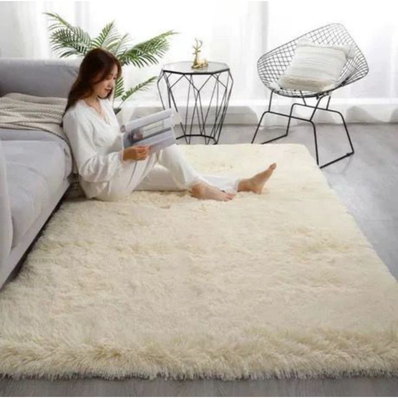 KARPET BULU Lembut Fulffy Carpet Soft shaggy Size M/L/XL/XXXL READY ...