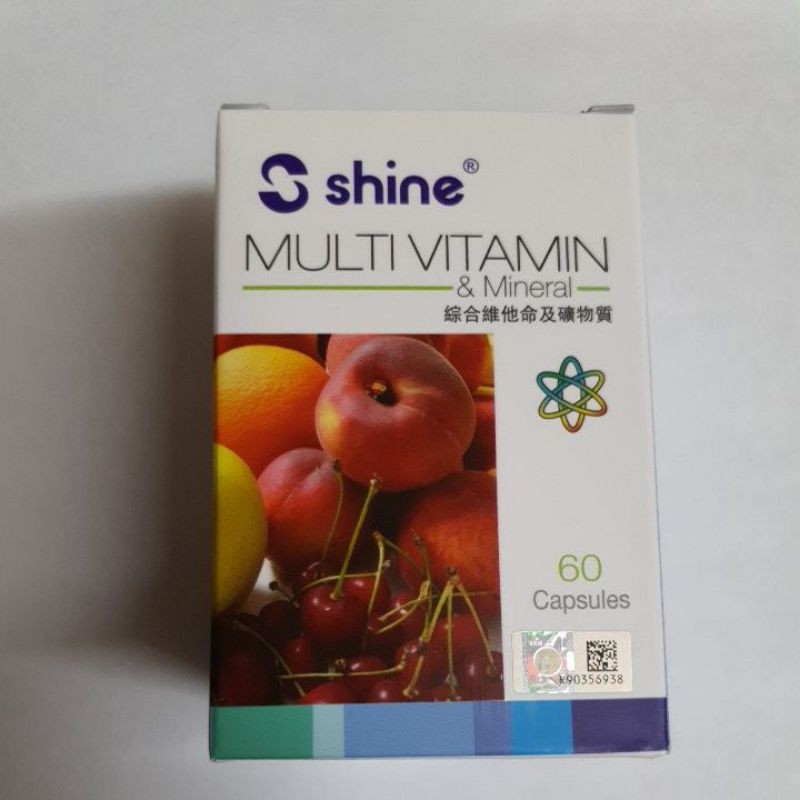 Shine Multivitamin & Mineral Capsules 60s (Expiry Date:03/2027 ...