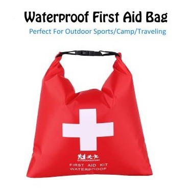 Waterproof First Aid Kit Bag For Outdoor Camping Survival By Bushcraft ...