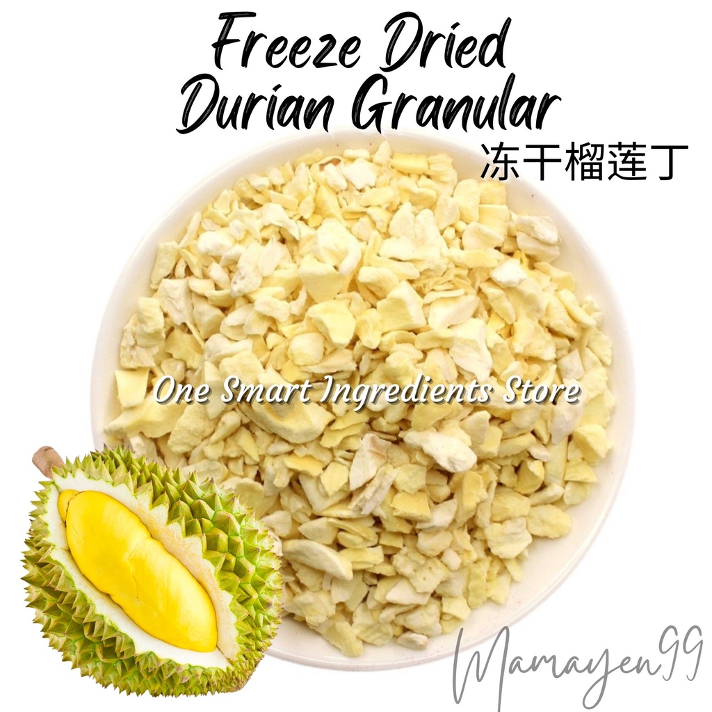 Freeze Dried Durian Granular Crushed Coarse冻干榴莲丁 | 冻干草莓丁Serpihan Durian ...