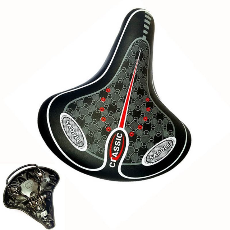 Basikal Spring Saddles Bicycle Seat Premium Comfort Spring Saddle ...