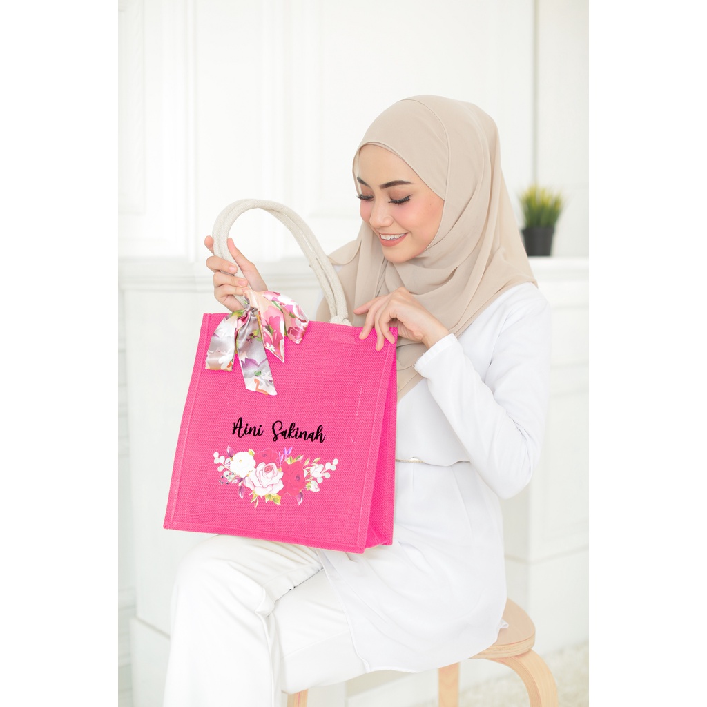 BAG NAMA SULAM (Bukan Print) | Sling Bag Jute Bag Tote Cancas Bag ...