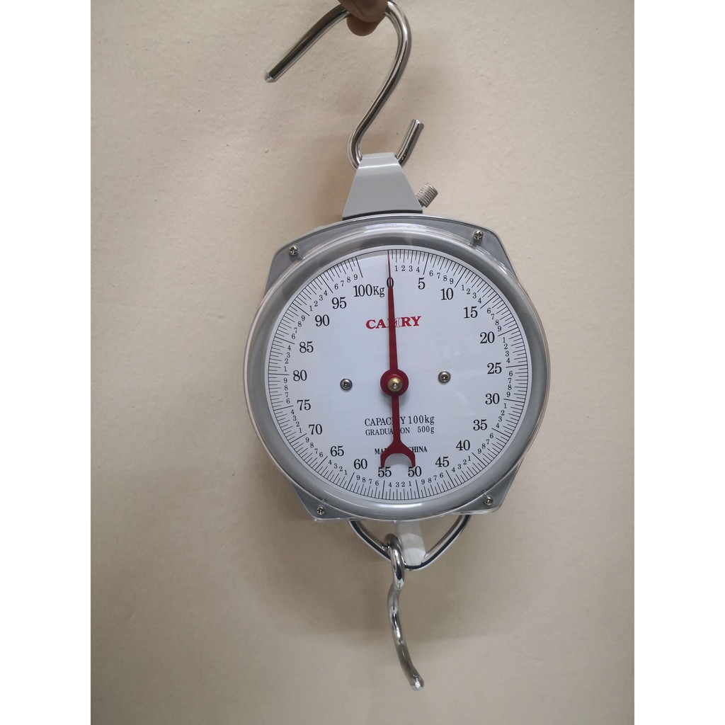 ORIGINAL 50KG/100KG CAMRY MECHANICAL HANGING SCALE (TIMBANG GANTUNG ...