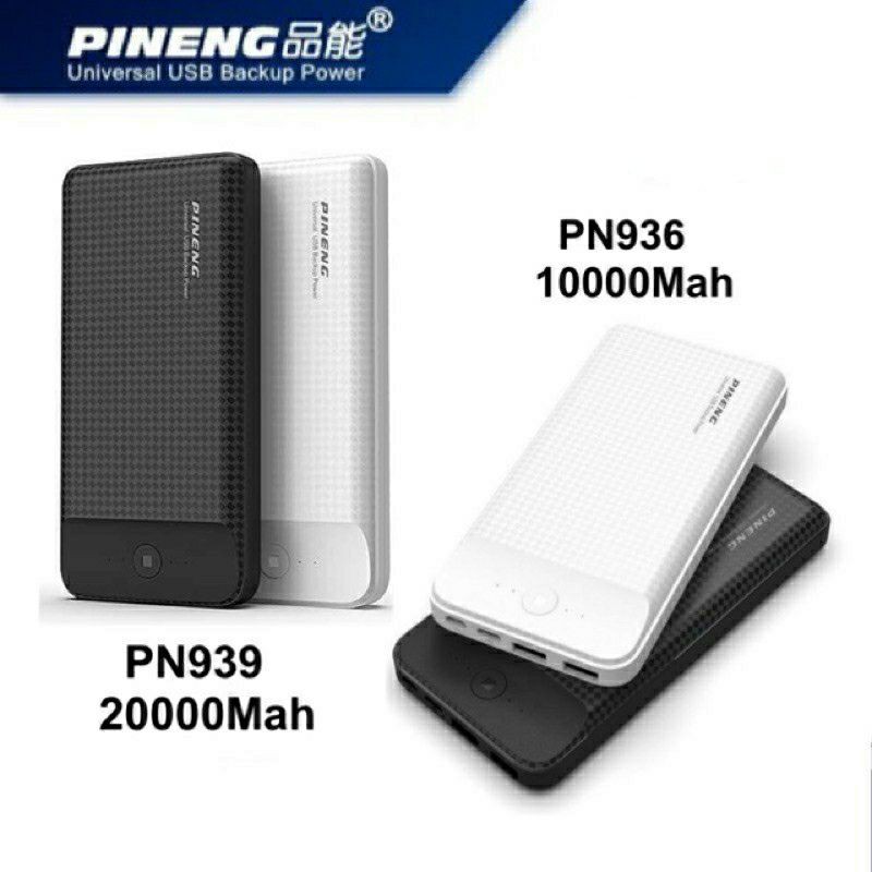 Original Power Bank Pineng PN939 20000Mah / PN936 10000Mah PowerBank ...