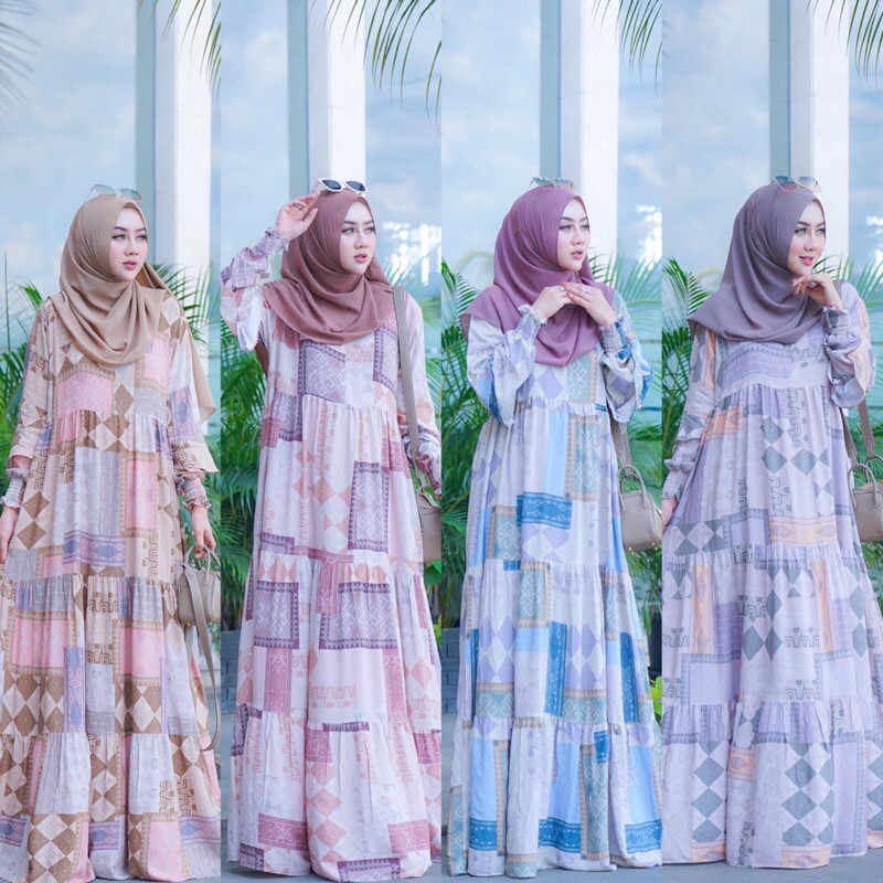 Talaa MIDI DRESS by NADHEERA LUXURY | Shopee Malaysia