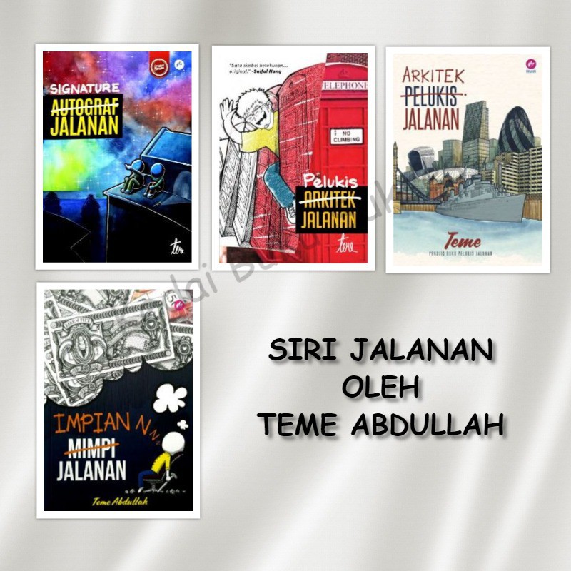 BEST SELLER : SIRI JALANAN : PELUKIS JALANAN, ARKITEK JALANAN, IMPIAN ...