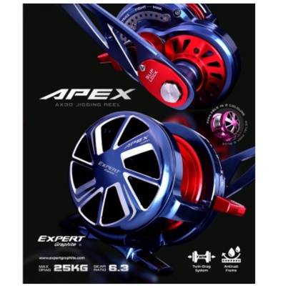 EXPERT GRAPHITE APEX OVERHEAD BAIT CASTING JIGGING REEL | Shopee Malaysia