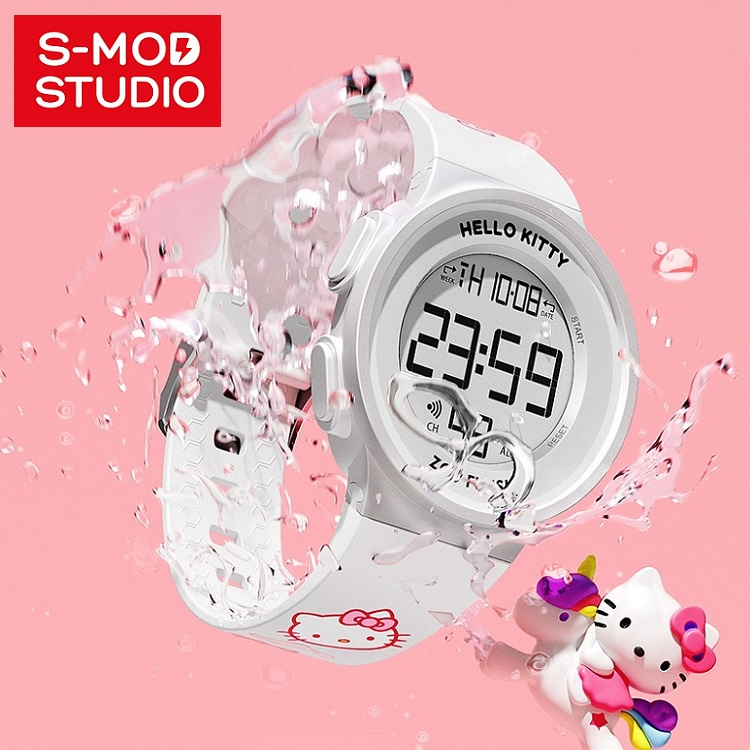 Sanrio Hello Kitty Jam Tangan Budak Kid Boy Girl Electronic Digital ...