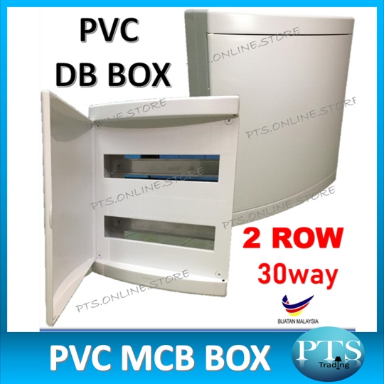 Kotak DB PVC / ABS MCB Box 2 Row 30 Way Consumer Distibution Box 2 ...