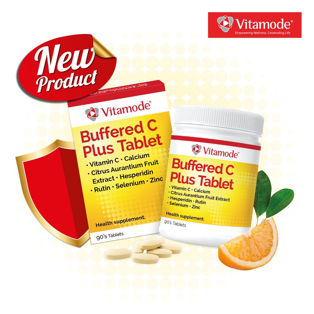 Vitamode Buffered C Plus Tablet 90s ( Vitamin C ) [EXP: 28/06/2026 ...
