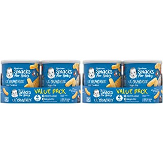 (Imported To the US - air products) Set of 8 cans of Gerber Snacks For ...