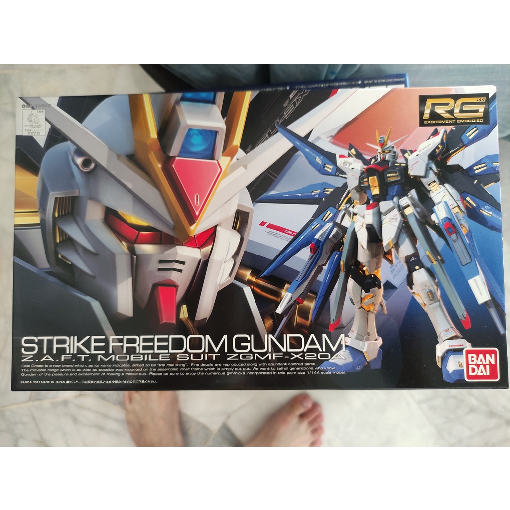 ORIGINAL BANDAI RG STRIKE FREEDOM GUNDAM | Shopee Malaysia