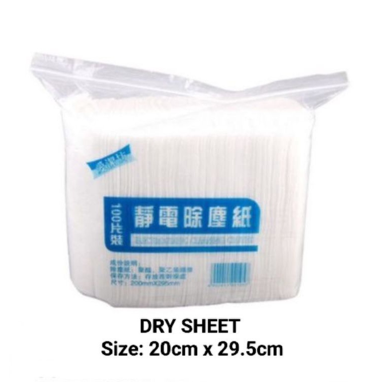 Disposable Electrostatic Mop Dry Paper Home Kitchen Dust Removal ...