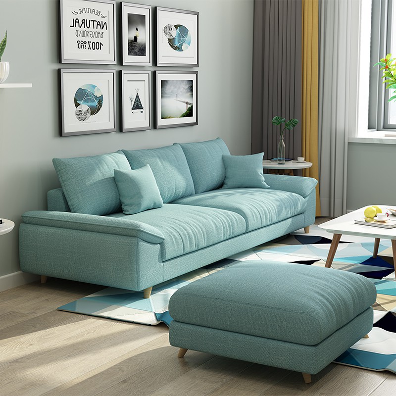Nordic sofa latex 1 2 3 sofa living room removable and washable pine ...