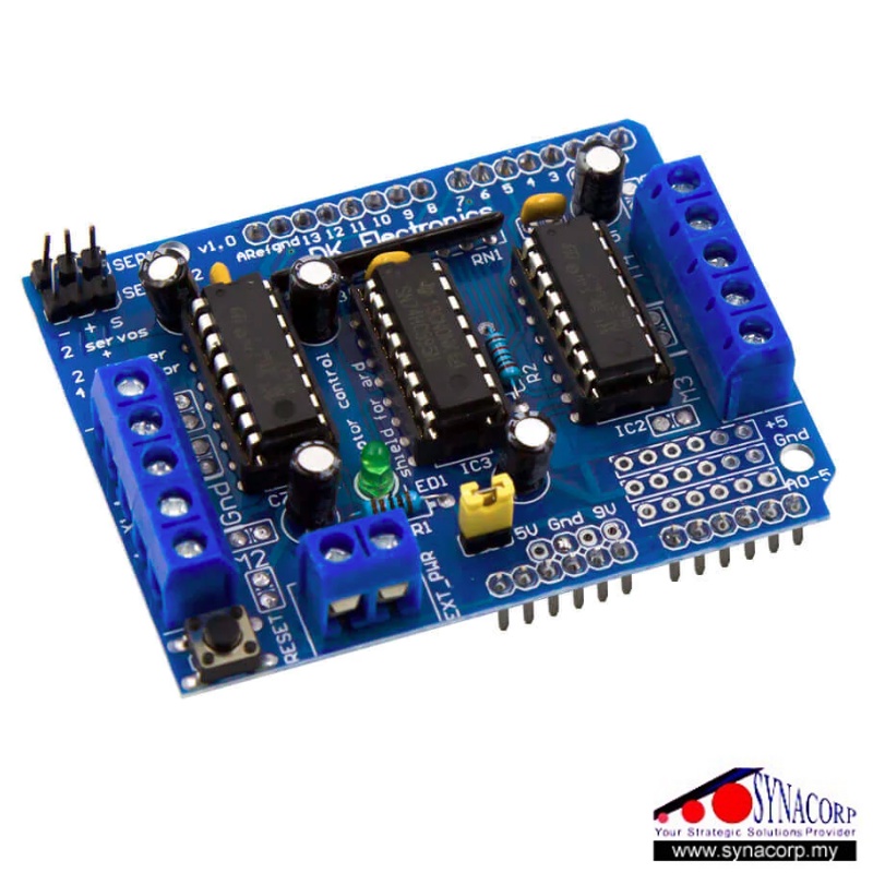 Arduino L293D DC Motor Driver Control Shield | Shopee Malaysia
