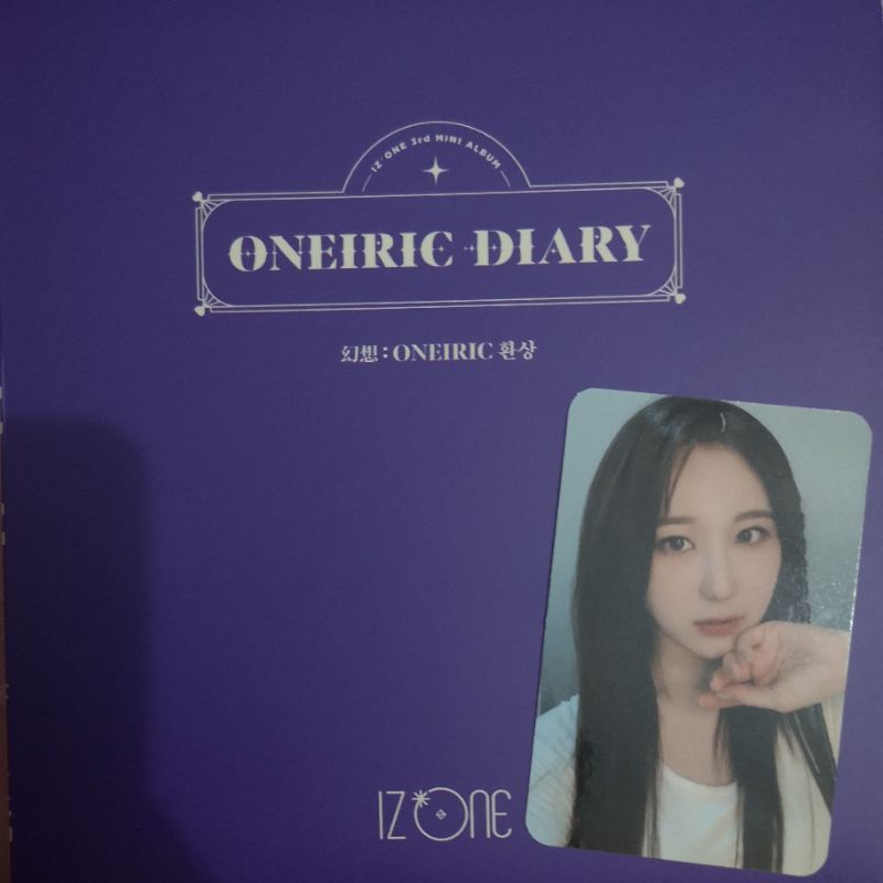 IZ*ONE IZONE Oneiric Diary Official Photocard Chaeyeon Yuri Eunbi AR card | Shopee Malaysia