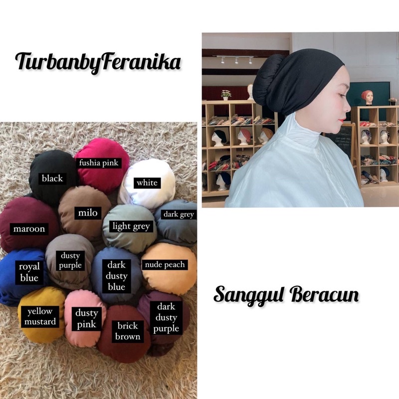 Sanggul Beracun Turban by Feranika | Shopee Malaysia