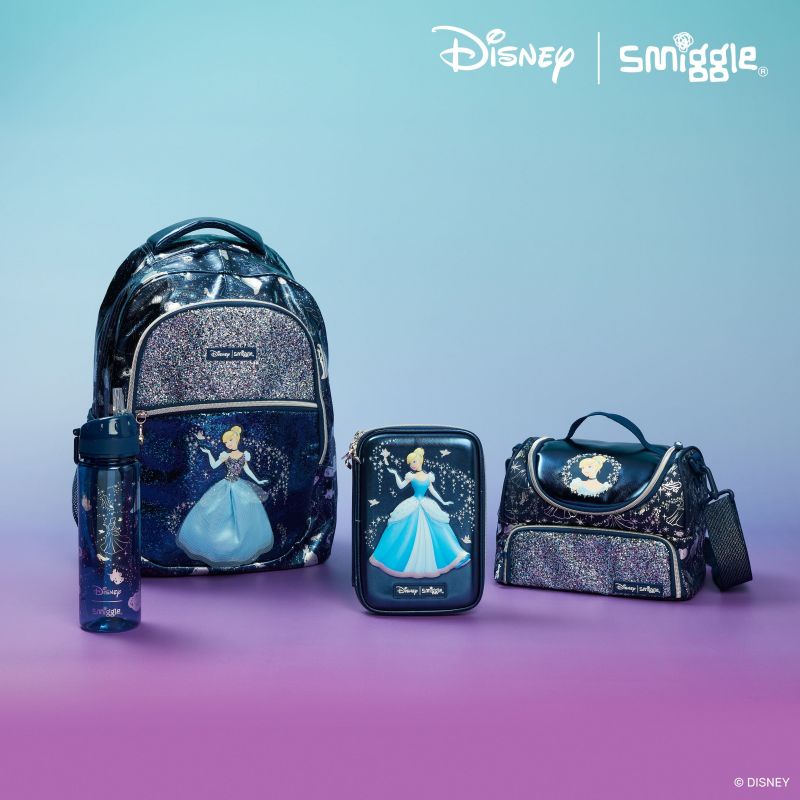 Smiggle Cinderella Backpack Disney Princess kids Bag Classic backpack ...