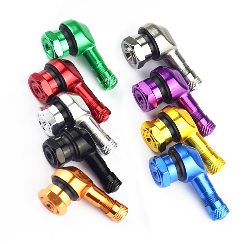 11.3mm Universal Motorcycle Aluminum Alloy Wheel Tire Valve Stem Cap ...