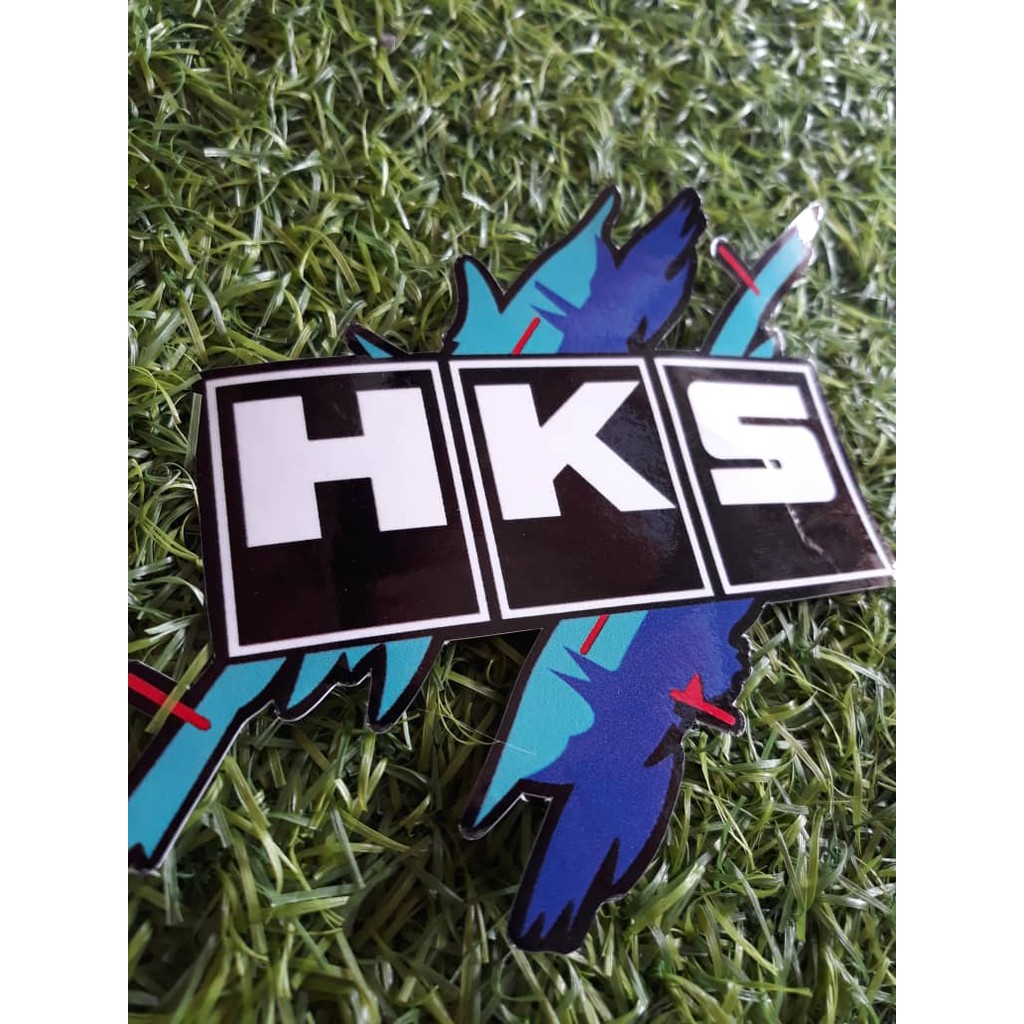 HKS SUPER OIL STICKER car decal stickers bumper windshield body HONDA ...