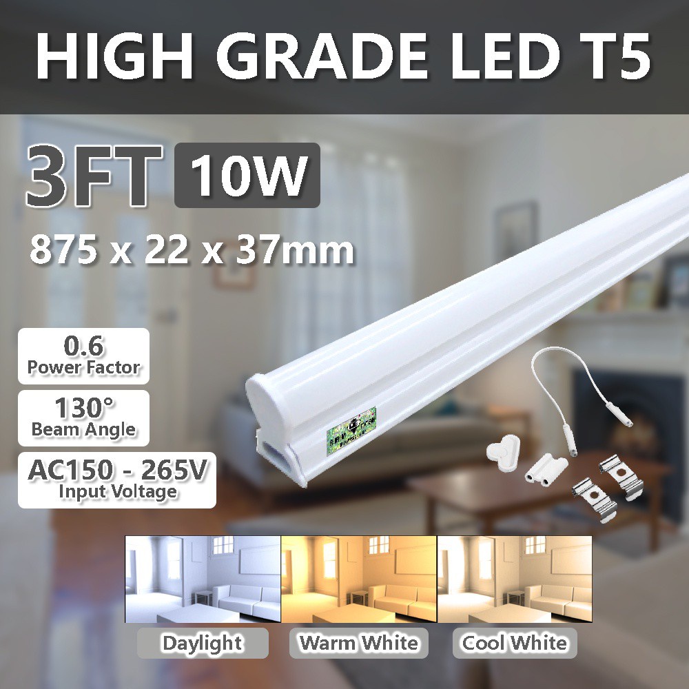 LED T5 [1FT/2FT/3FT/4FT] [4W/8W/10W/16W] LED T5 BATTEN | Shopee Malaysia