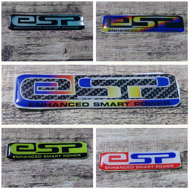 Esp EMBLEM STICKER Embossed | Shopee Malaysia