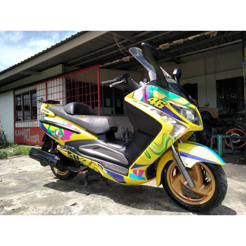 SYM Evo250 Full Body Sticker Decals | Shopee Malaysia