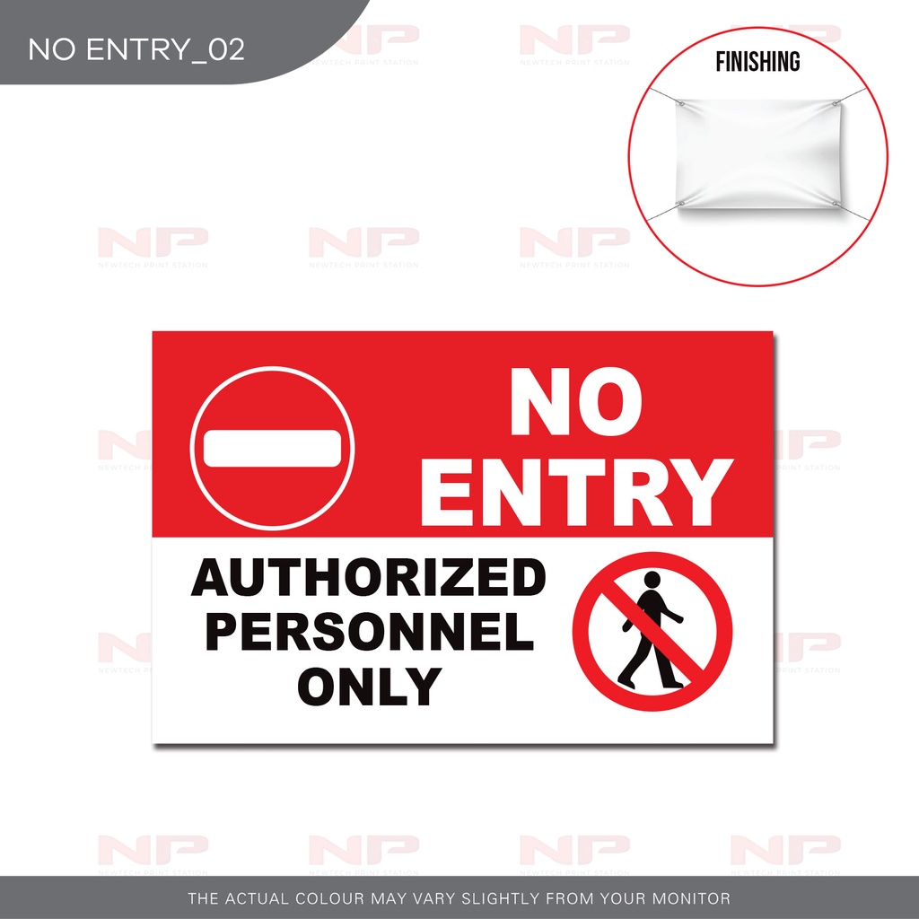 NO PARKING / SAFETY SIGN / PROHIBITION / NO ENTRY BANNER BUNTING ...